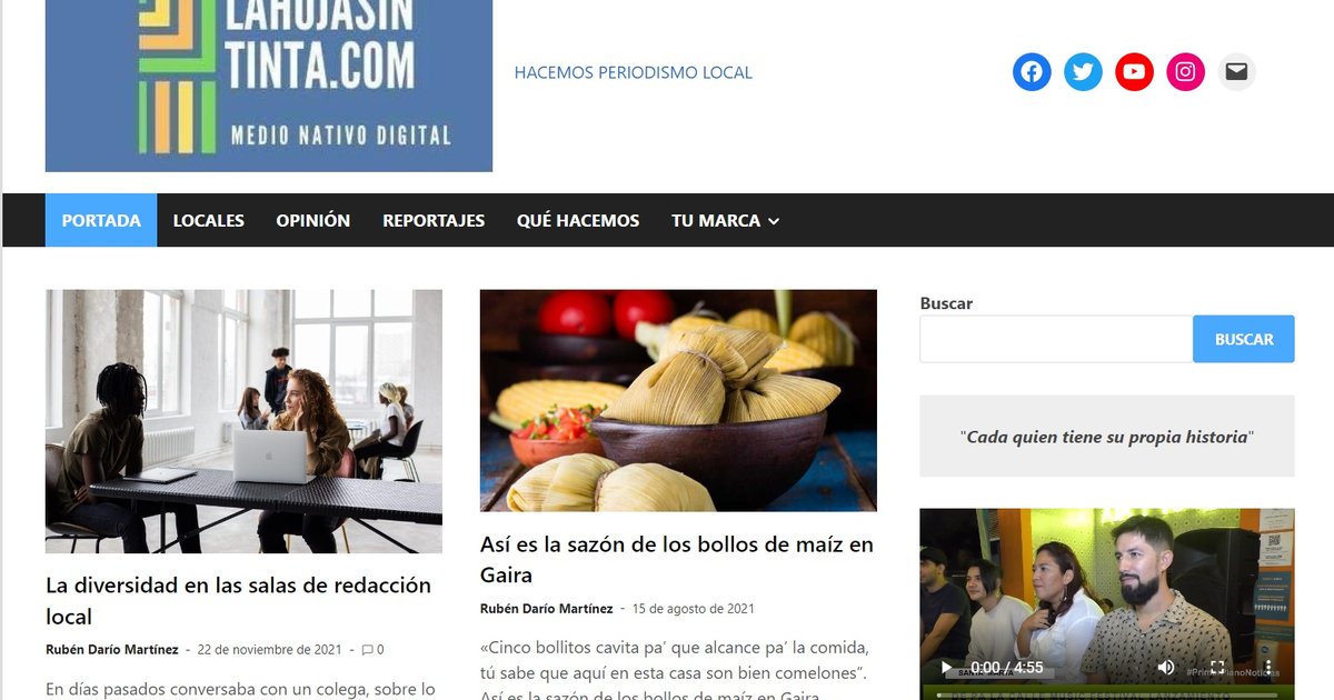 La Hoja sin Tinta - SembraMedia